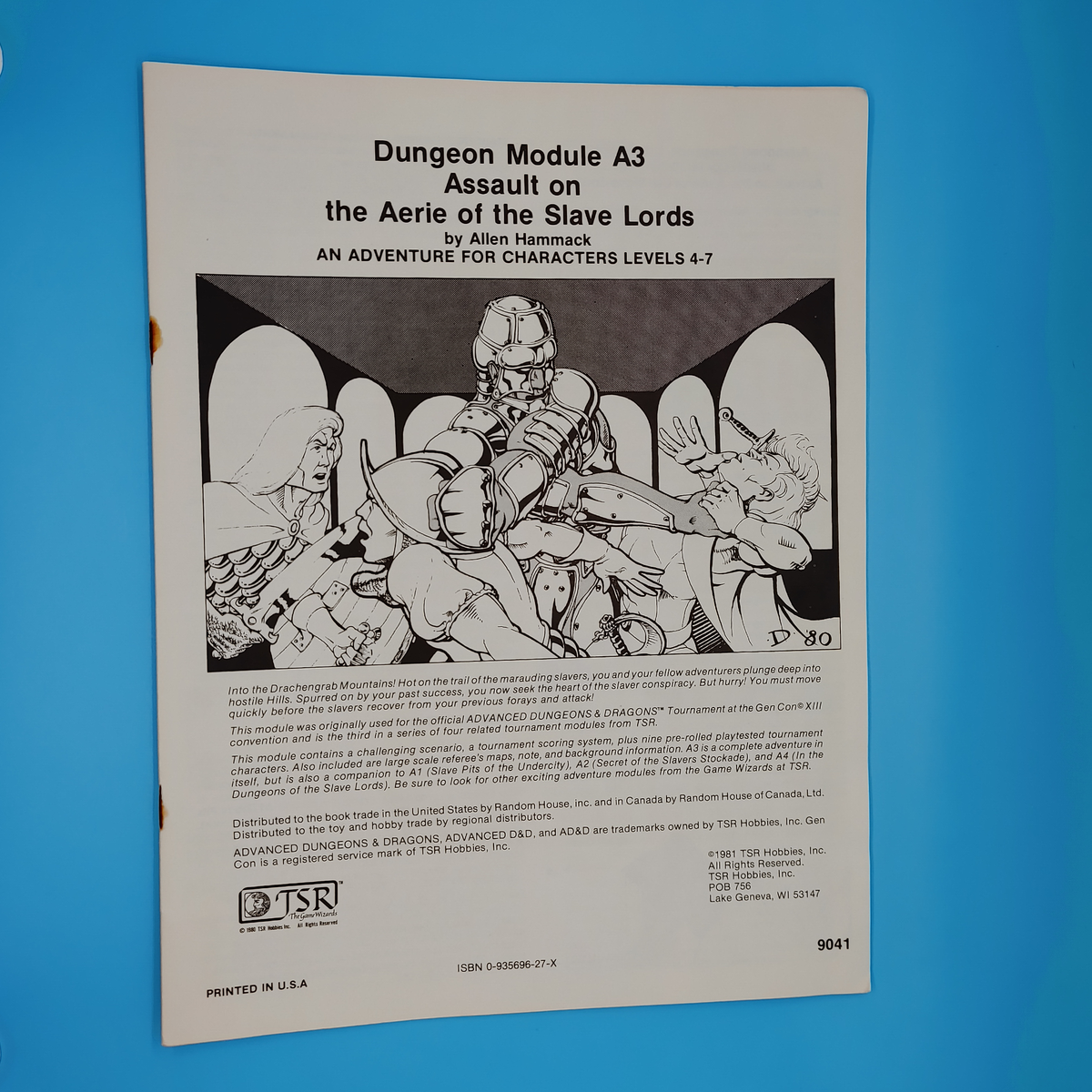 A3 Assault on the Aerie of the Slave Lords – Spear Witch